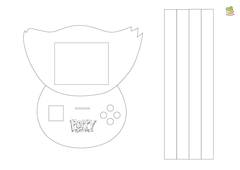 파피플레이타임 종이게임기 만들기! DIY Poppy Playtime paper game machine : 네이버 블로그
