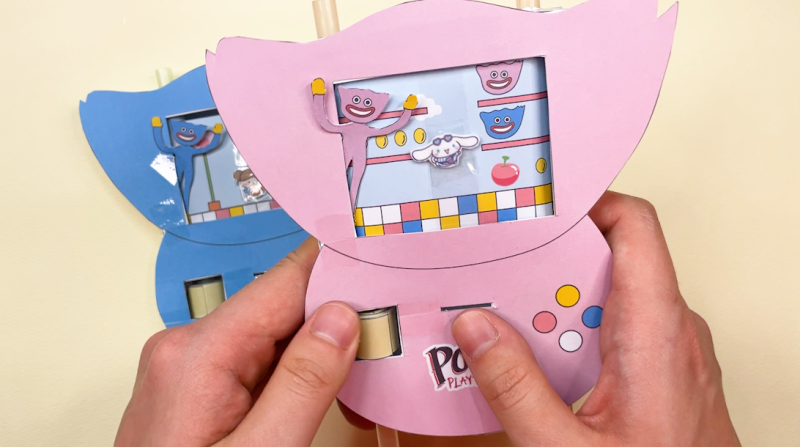 파피플레이타임 종이게임기 만들기! DIY Poppy Playtime paper game machine : 네이버 블로그