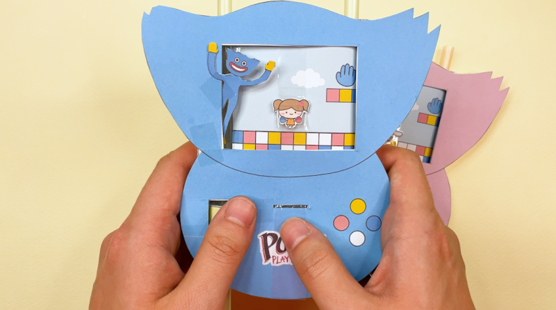 파피플레이타임 종이게임기 만들기! DIY Poppy Playtime paper game machine : 네이버 블로그