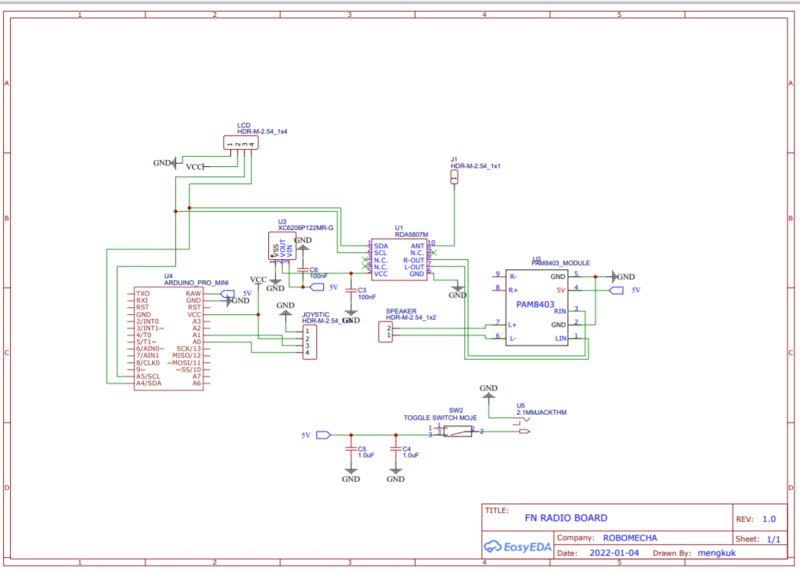 RDA5807M 라디오 수신모듈을 이용한 아두이노 라디오키트 만들기 : 네이버 블로그