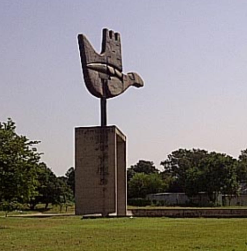 르 코르뷔지에의 오픈핸드 모뉴먼트. open hand monument, chandigarh, india, le corbusier ...