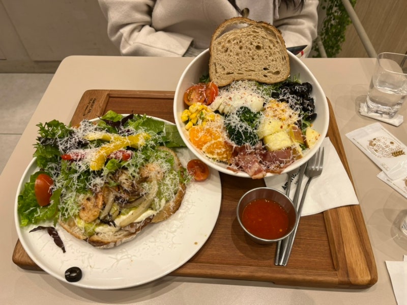 인천송도 송도 샐러드 맛집 샌드위치 맛집 아메리칸트레이 송도점 네이버 블로그