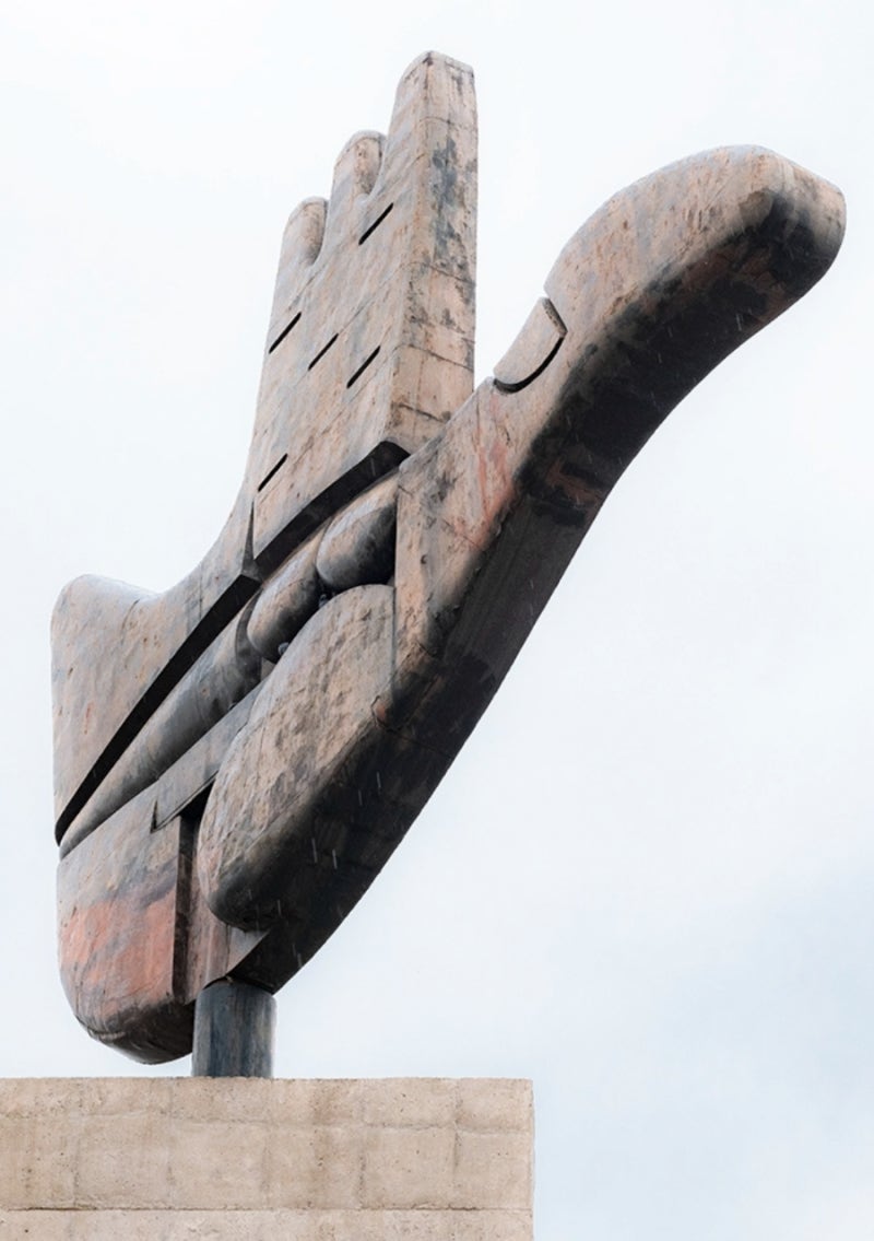 르 코르뷔지에의 오픈핸드 모뉴먼트. open hand monument, chandigarh, india, le corbusier ...