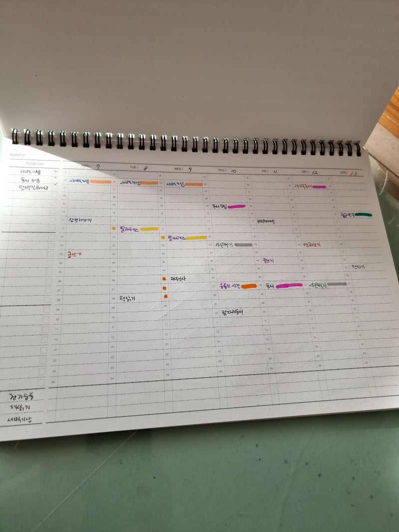 스터디플래너추천 도트플래너 52weeks 시간관리 52주 위클리 플래너 만년다이어리 네이버 블로그