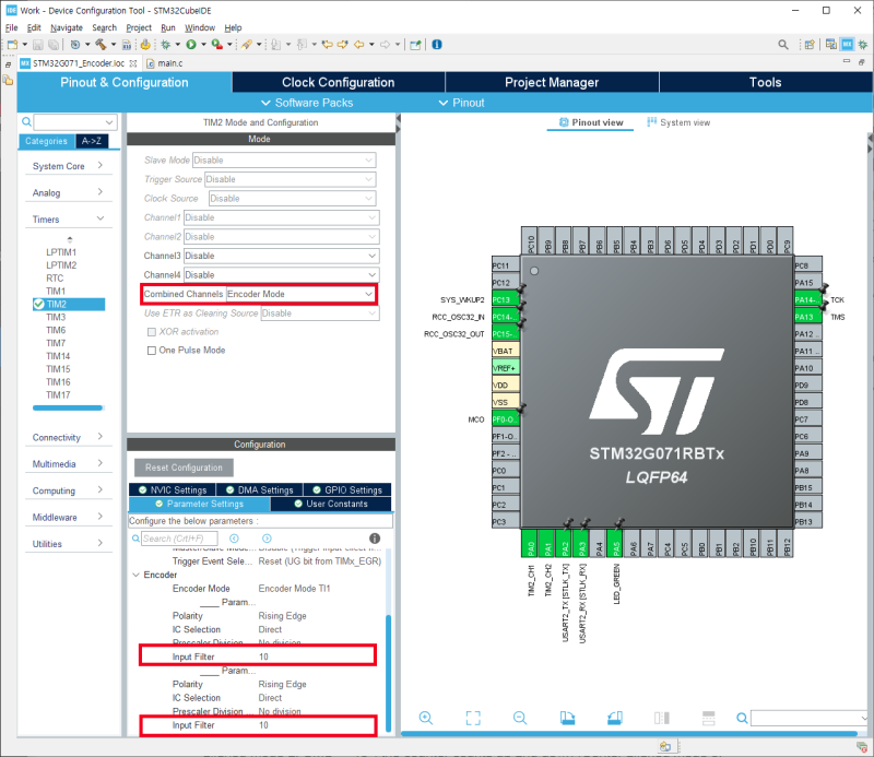 [STM32] Timer 사용한 Encoder : 네이버 블로그