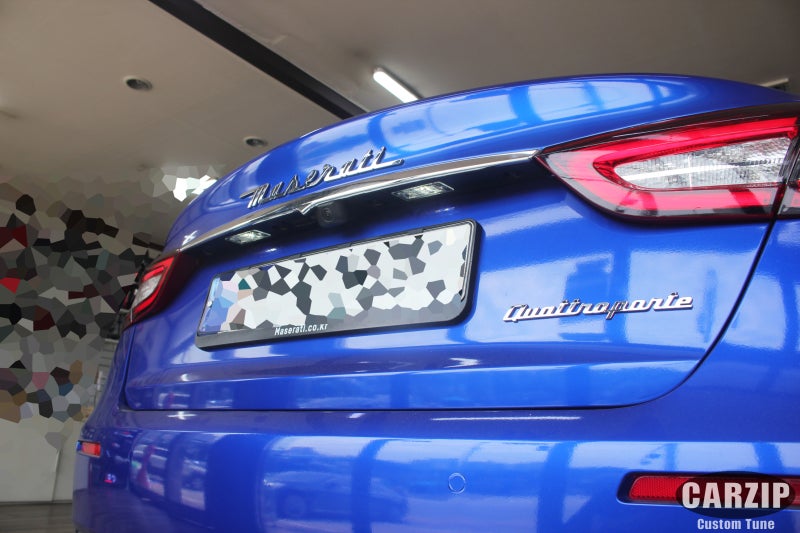 마세라티 콰트로포르테 번호판등 LED 교체 _CARZIP 카집 : 네이버 블로그