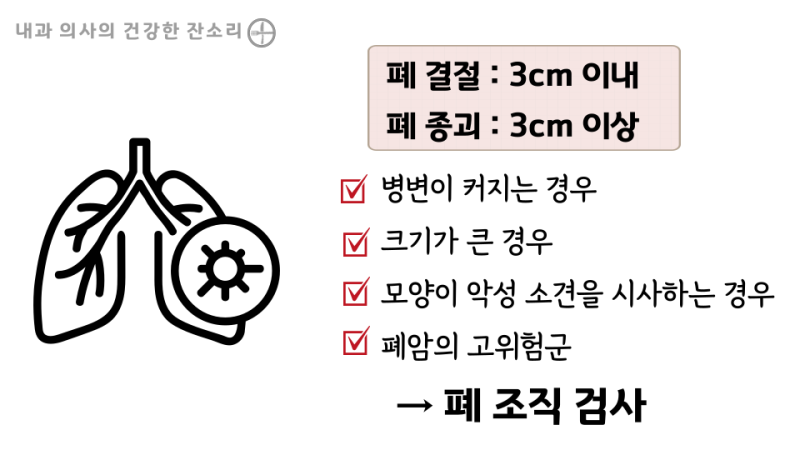 폐 조직 검사 폐암은 아닌지 확인하기 네이버 블로그