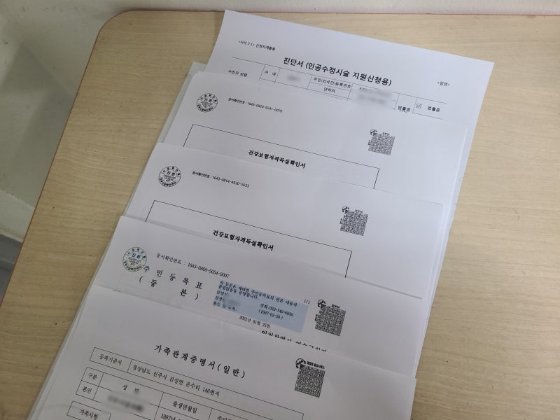 난임부부 시술비 지원 신청 서류 및 자격보건소 신청완료 네이버 블로그