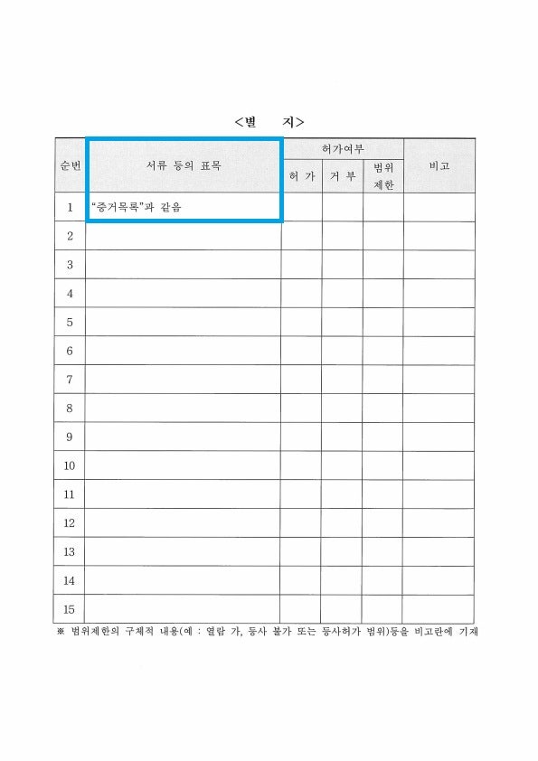 법린이의 일① 검찰청에 있는 기록 열람·등사 신청하는 방법과 필요한 서류 검찰청 기록 열람·등사신청 양식 네이버 블로그