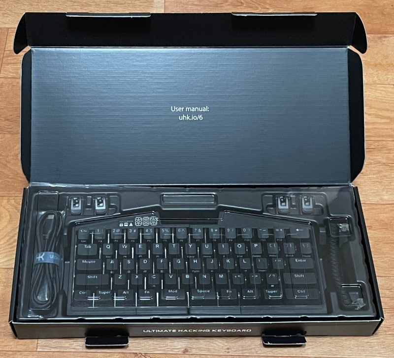 [키보드] Ultimate Hacking Keyboard (UHK 60 v2) - 개봉기 : 네이버 블로그