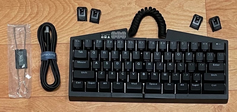 [키보드] Ultimate Hacking Keyboard (UHK 60 v2) - 개봉기 : 네이버 블로그