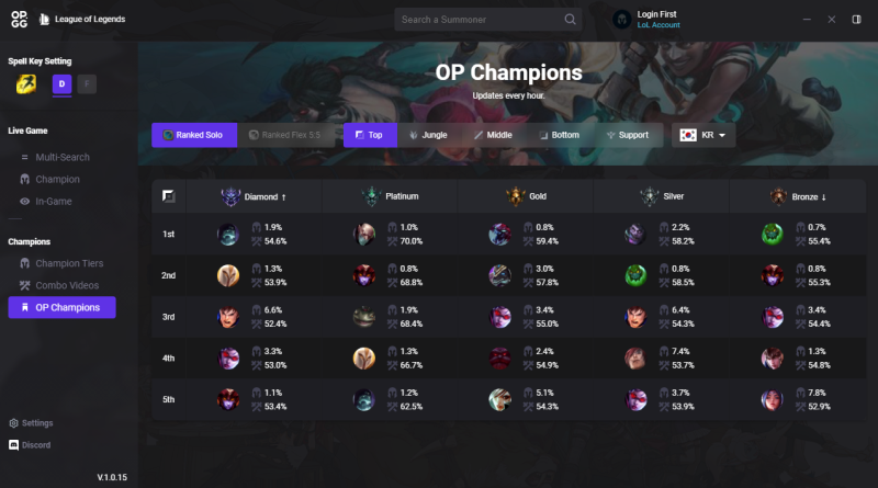 OP.GG 데스크탑 다운로드, 링크부터 사용하는 방법까지! : 네이버 블로그