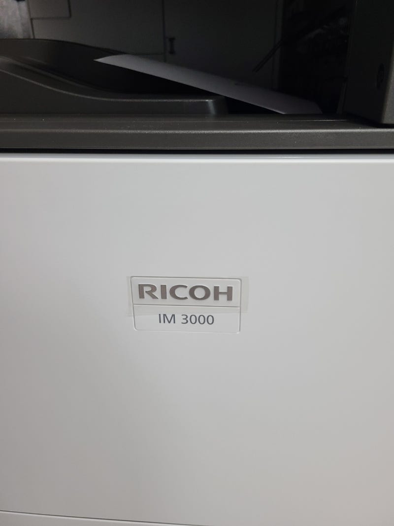 경기도 과천 독학학원 리코흑백복합기 IM3000 설치!! : 네이버 블로그