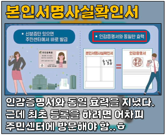 인감증명서 발급 방법 인터넷 무인발급기 위임장 양식 포함 네이버 블로그