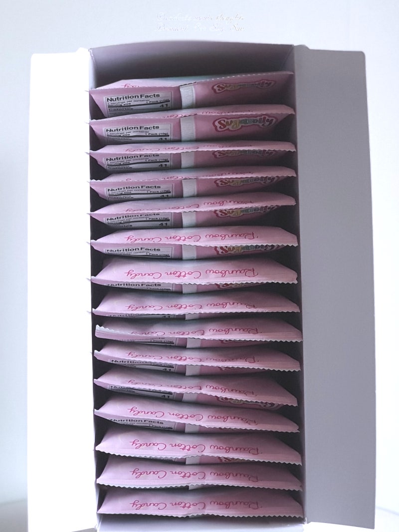 슈가롤리 솜사탕 자일로스 설탕 무지개 솜사탕 외국과자 Rainbow Cotton Candy Sugarolly : 네이버 블로그