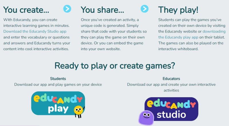 [영어 단어 게임 만들기 사이트] educandy(에듀캔디) / 온라인 수업 사용 가능 / 사용법 게임 종류 소개 / 후기 리뷰 ...