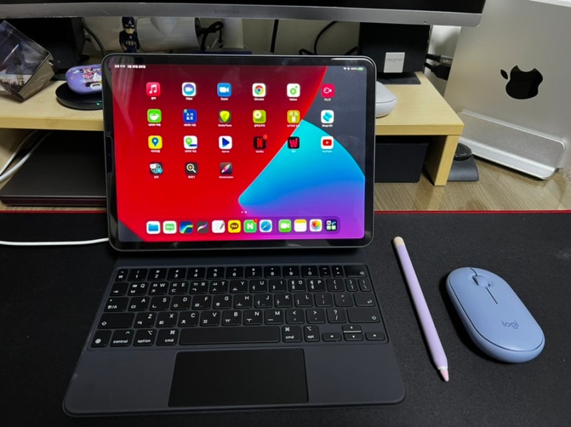 [Apple iPad Magic Keyboard] 애플 아이패드 매직 키보드 사용법 : 네이버 블로그