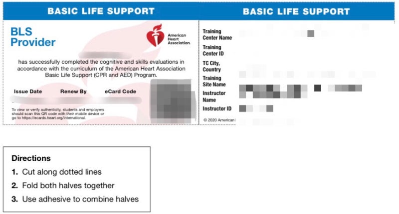[BLS 자격증] BLS 수료증 발급 방법, 보건의료인 교육과정 BLS 합격 : 네이버 블로그