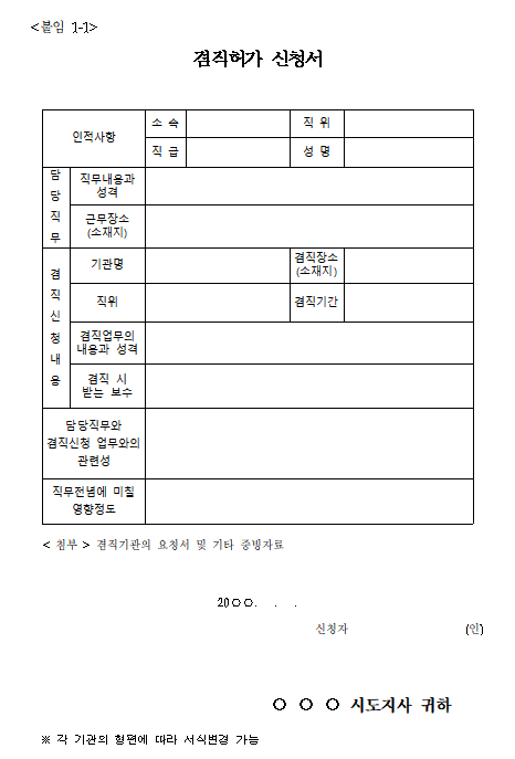 공무원 겸직허가 A To Z 유튜브 블로그 쿠팡파트너스 네이버 블로그