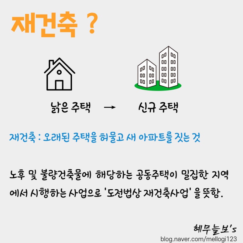 아파트재건축 절차 및 재건축초과이익환수제 재건축이 어려운 이유는 네이버 블로그