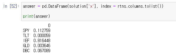 [Python] cvxopt 를 활용한 포트폴리오 최적화 (Quadratic Programming) : 네이버 블로그