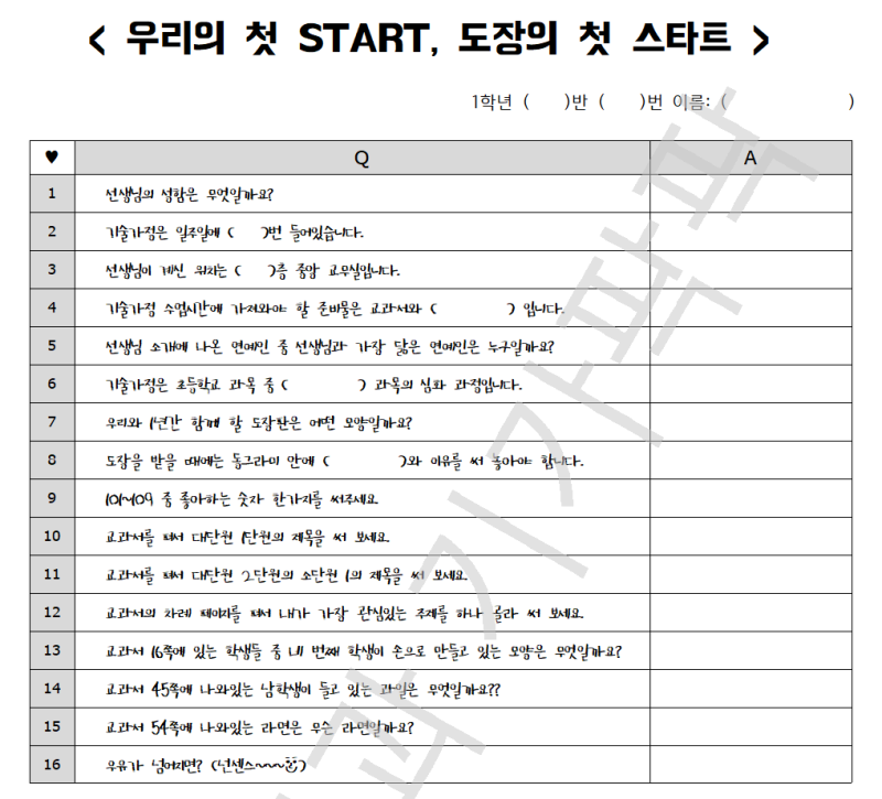 기술가정 수업기록 두려운 개학 수업 첫 시간 Ot 그리고 도장판 제도 네이버 블로그