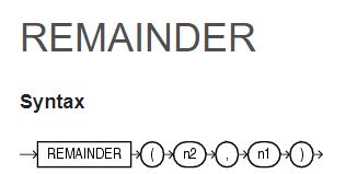 SQL(ORACLE 기준) - MOD와 REMAINDER의 차이 : 네이버 블로그