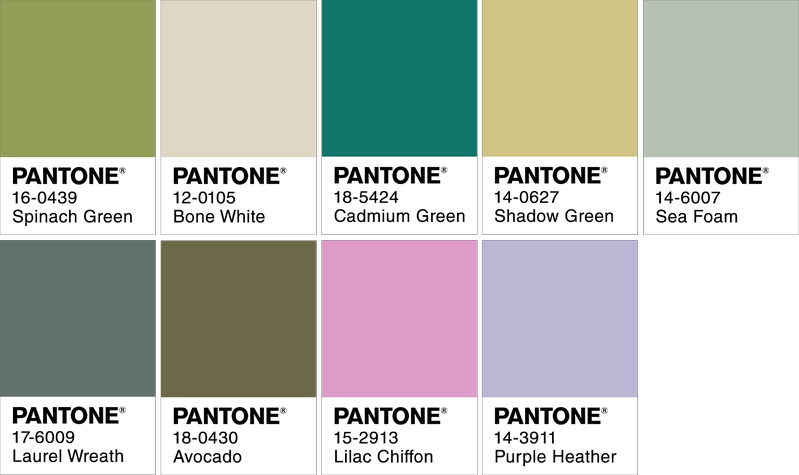친환경 디자인 트렌드에 따른 팬톤pantone 추천 팬톤페인트 컬러 팔레트 2가지 네이버 블로그