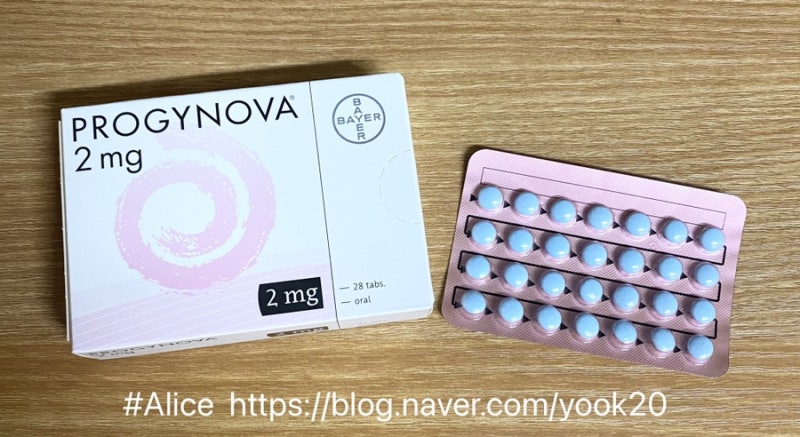 배아이식 전 프로기노바 복용이유 부작용 네이버 블로그