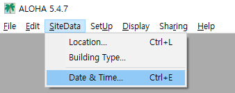 ALOHA(Areal Location of Hazardous Atmospheres) 프로그램 사용법 : 네이버 블로그