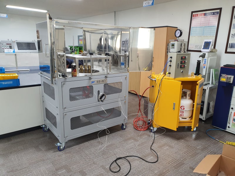 화염시험기 (FIRE TEST, BONFIRE TEST) : 네이버 블로그