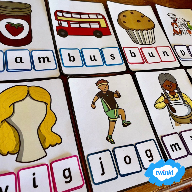 CVC 단어 스펠링 맞추기 (CVC Words Spelling Activity) : 네이버 블로그