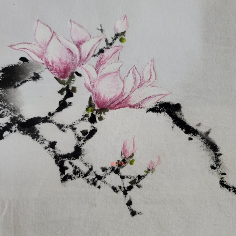 목련 꽃말 개화시기 목련 광목 천그림 및 그리는 방법 네이버 블로그