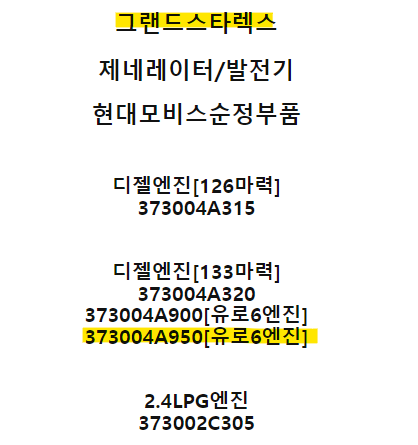 봉고3 순정 알터 180A 추적하기 : 네이버 블로그