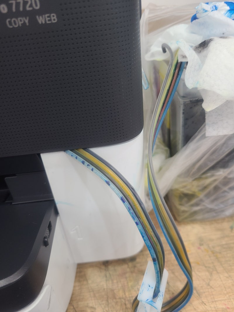 Hp7720 카트리지문제 잉크넘침 헤드수리 프린터수리 잉크잼 네이버 블로그