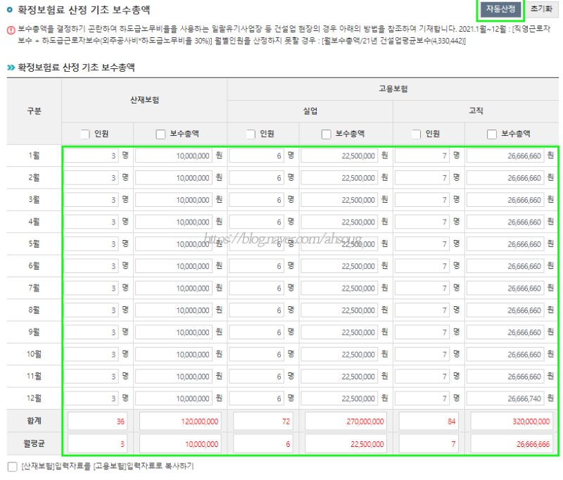 고용산재 건설업벌목업 2022년도 고용산재보험 보험료 신고 및 납부 방법건설업 고용산재 확정개산 보수총액 신고방법