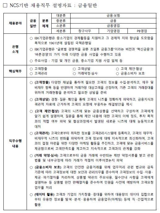 Ibk기업은행 자소서 작성 가이드 기업은행 채용 정보2022년 상반기 네이버 블로그