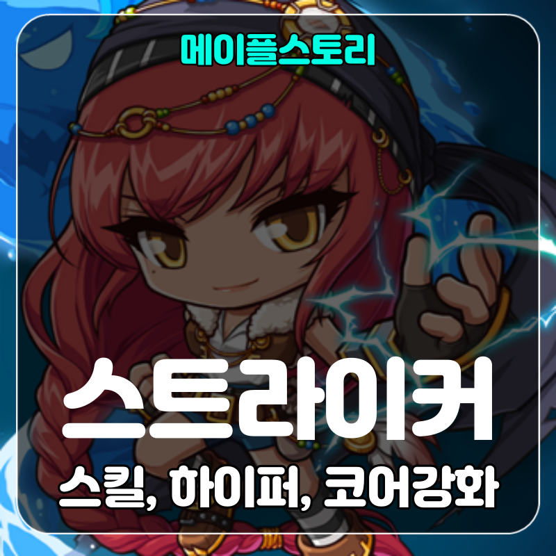 메이플스토리 스트라이커스커 스킬트리하이퍼스킬스텟코어강화코강공략 네이버 블로그