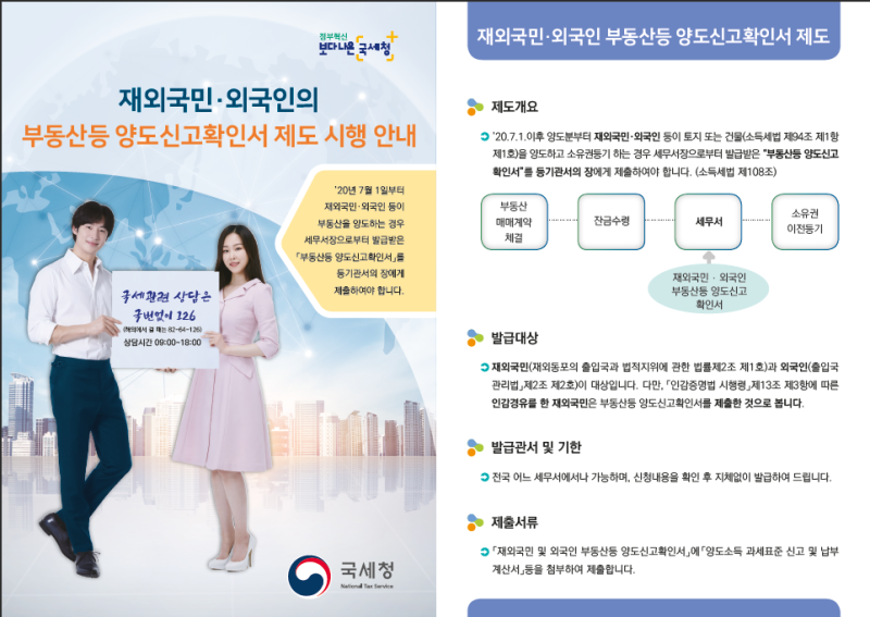 재외국민 외국인의 부동산 양도세 납부 정리 네이버 블로그