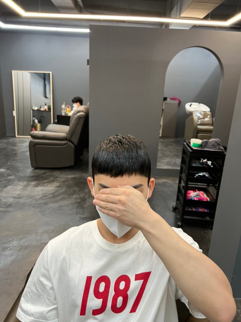 남자 짧은머리 다운펌 깔끔하게 네이버 블로그