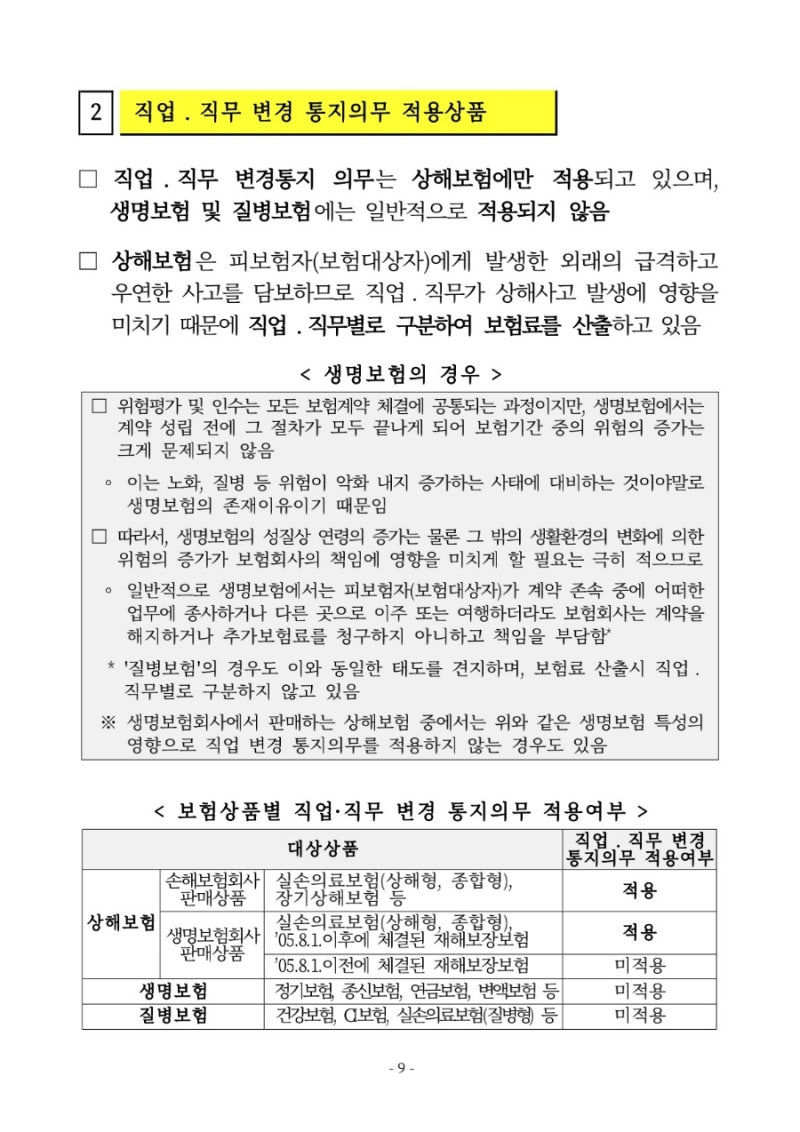 보험가입자의 「직업 직무 변경 통지」관련 유의사항과 가입후 직무 직업 고지의무 위반 판례들 네이버 블로그