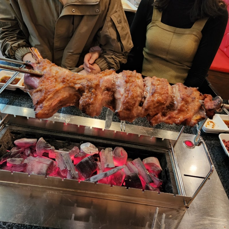 대구 복현동 맛집 산성 양꼬치 And샤브 바베큐식 양다리 구이 네이버 블로그
