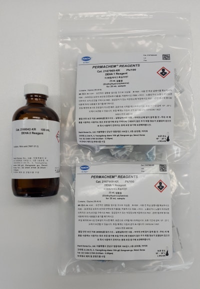 HACH 2446600-KR DEHA 카보하이드라진 시약 분석 Oxygen Scavenger Reagent 농도 측정 키트 하크 ...