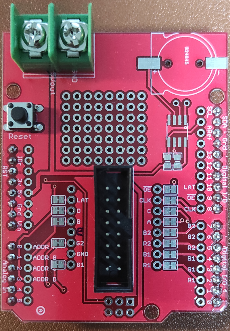 [ESP32] RGB Matrix Panel Drive Interface Board for ESP32 DMA : 네이버 블로그