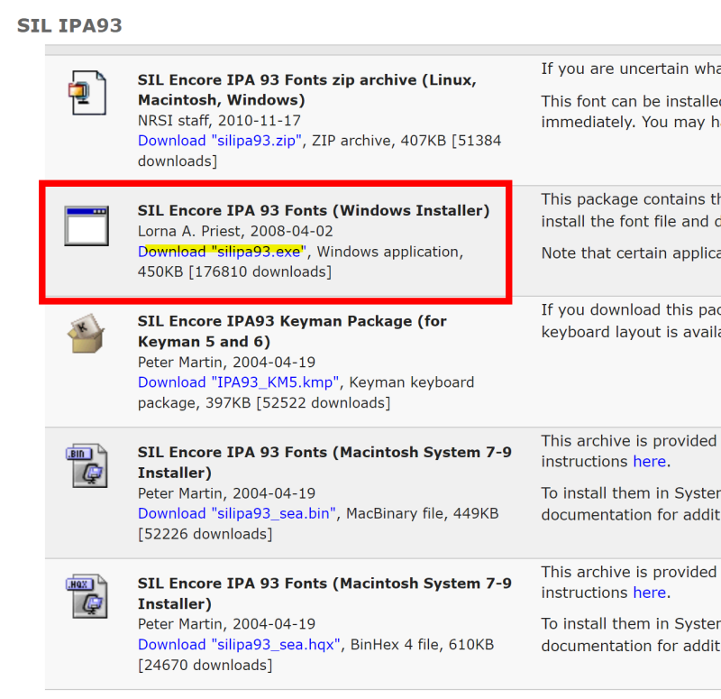 IPA 국제음성기호_폰트 설치 또는 설치 없이 이용하기 : 네이버 블로그