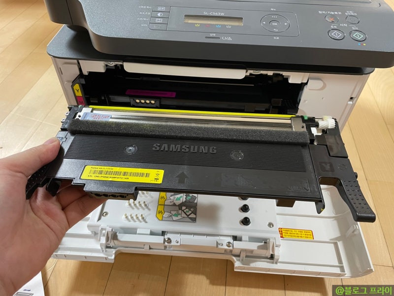 삼성 레이저 프린터 SL-C563W 기본 셋팅부터 와이파이 연결까지 쉽게 알려드림 : 네이버 블로그