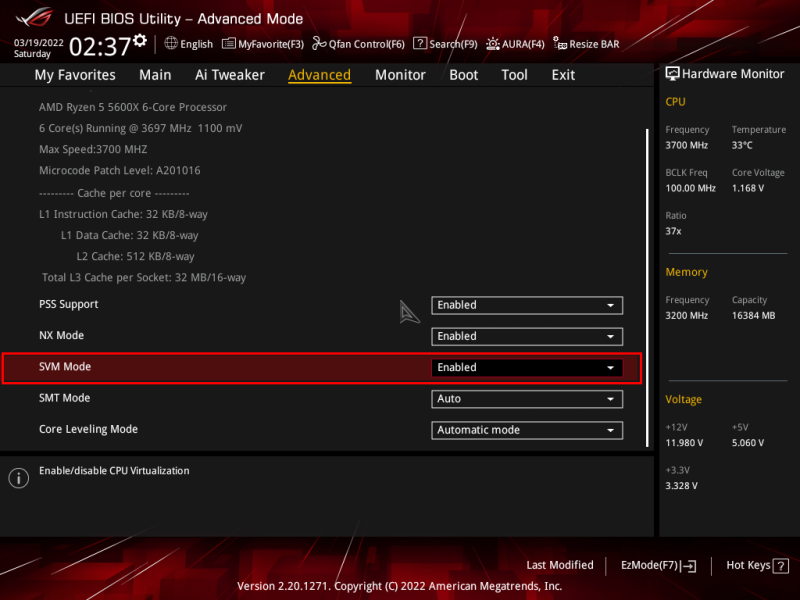 AMD 라이젠 가상화(SVM) 설정하기 : 네이버 블로그