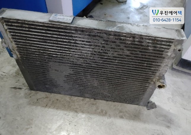 콤프레샤! Micos-75F 오일프리 오일쿨러 교체 : 네이버 블로그