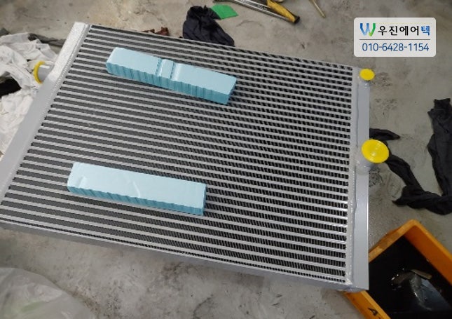 콤프레샤! Micos-75F 오일프리 오일쿨러 교체 : 네이버 블로그