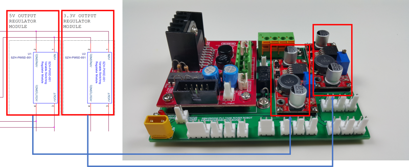 Schematic of The Robot Power Distribution Board, Mar.12th, 2022 : 네이버 블로그